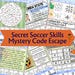 Printable Escape Room for Kids, Soccer Escape Kit, DIY Escape Room ...