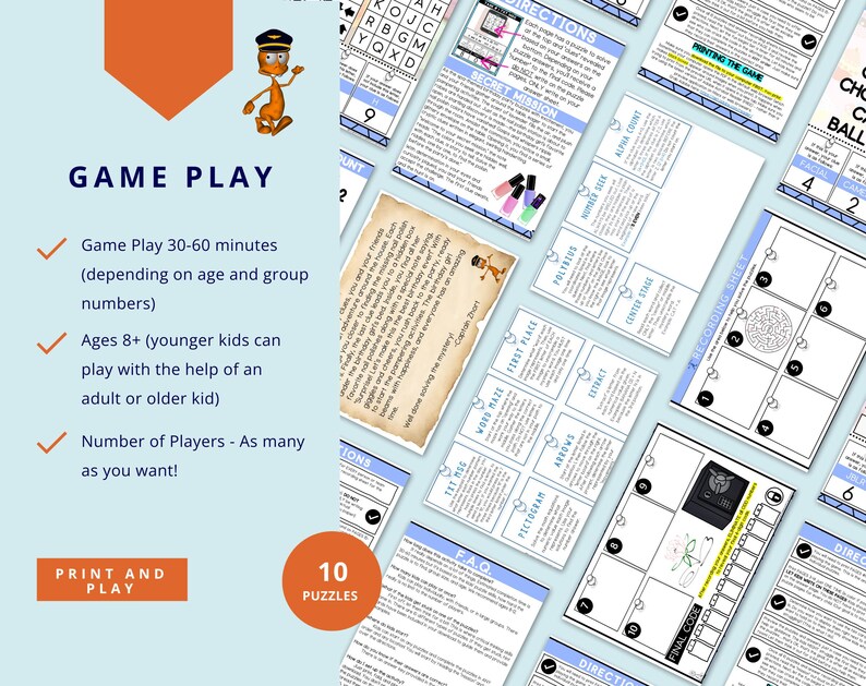 Spa Day Escape Room, Escape Room Printable for Kids, Family Game Night ...