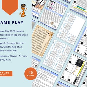 Printable Escape Room for Kids, Camping Escape Kit, DIY Escape Room ...