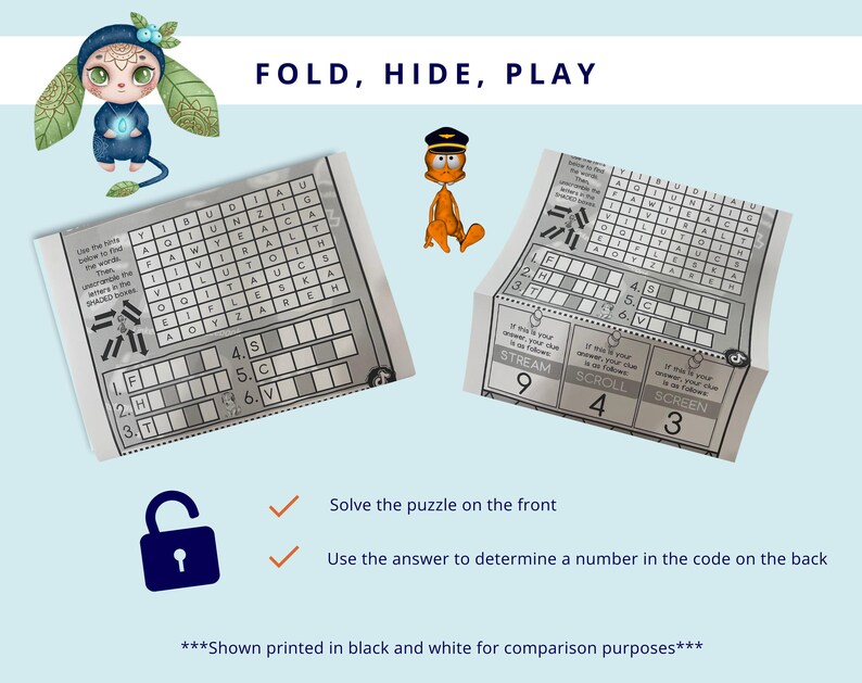 Printable Escape Room for Kids, Wizarding Escape Kit, DIY Escape Room ...