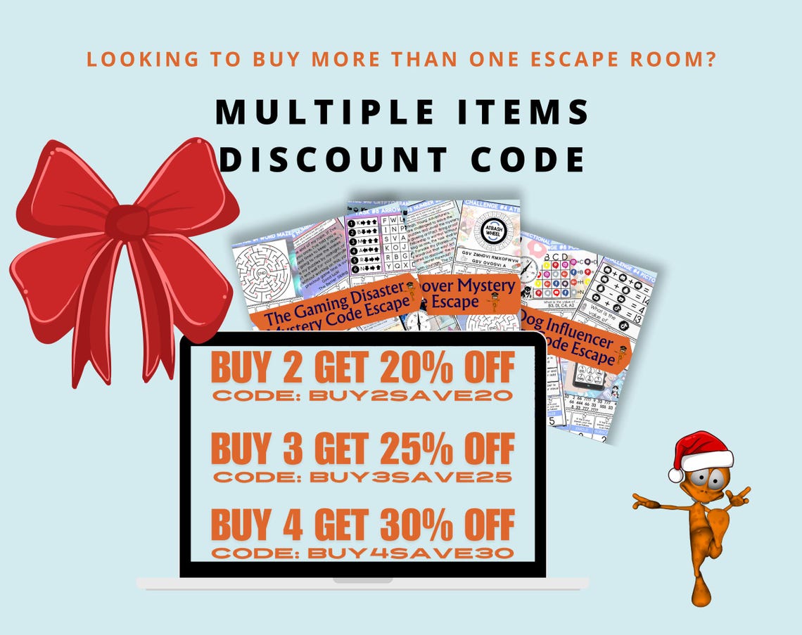 Christmas Elf Escape Room for Kids Elf Arrival Printable Activities ...