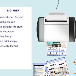 Escape Room for Kids, Scavenger Hunt for Kids, Back-to-school Game ...