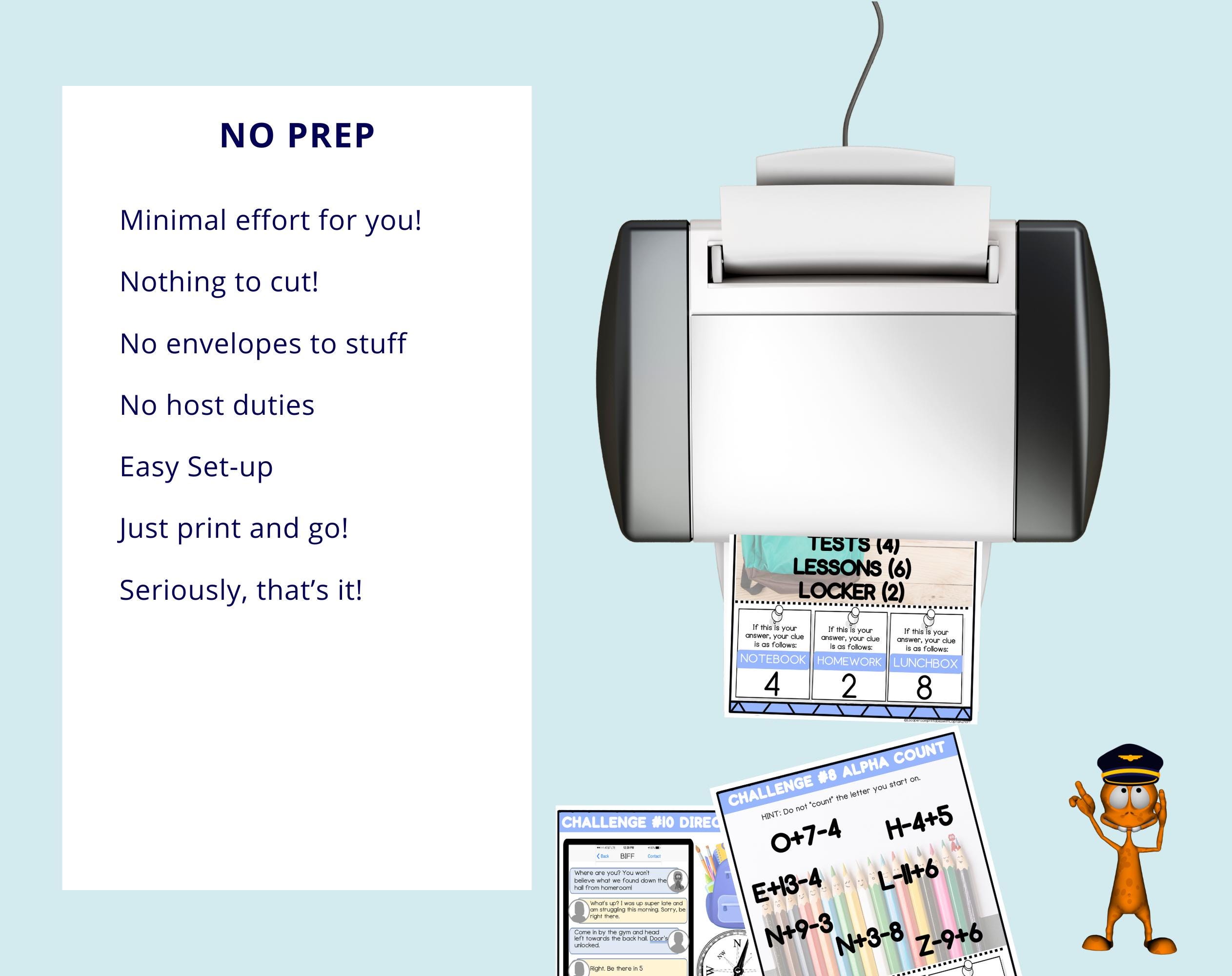 Escape Room for Kids, Scavenger Hunt for Kids, Back-to-school Game ...