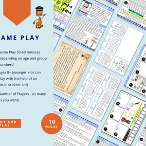 Printable Escape Room for Kids, Father's Day Escape Kit, DIY Escape ...