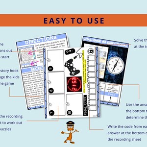 Party Printable Escape Room for Kids, Gaming Code Activity, Family Game ...