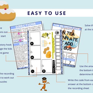 Printable Escape Room for Kids, Hanukkah Escape Kit, DIY Escape Room ...