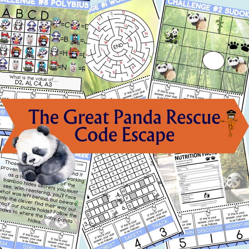 Diy Panda Party Game - Etsy