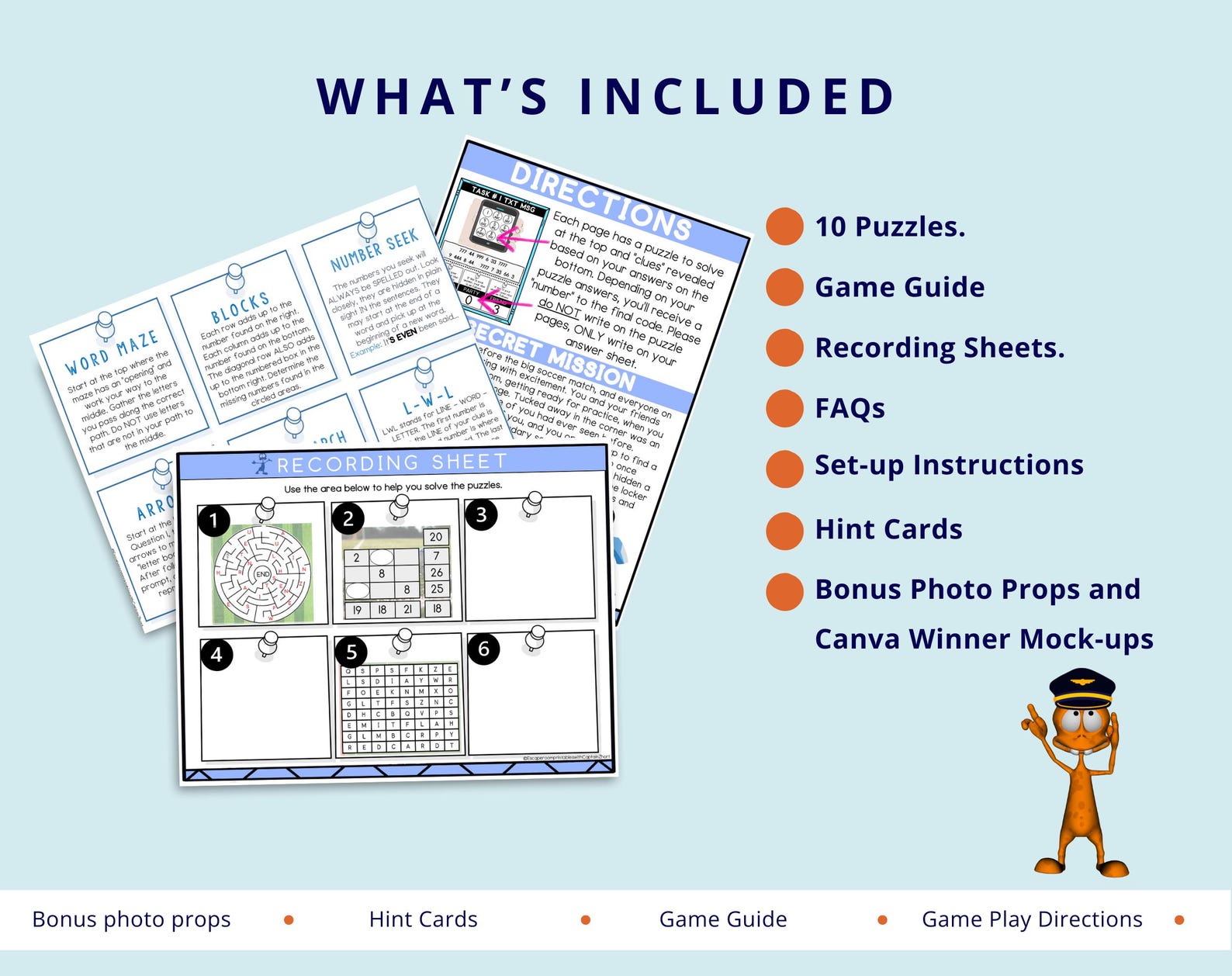Printable Escape Room for Kids, Soccer Escape Kit, DIY Escape Room ...