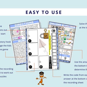 Escape Room for Kids, Scavenger Hunt for Kids, Back-to-school Game ...