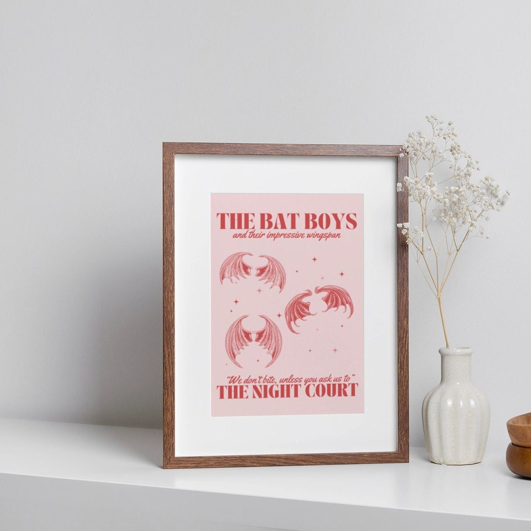The Bat Boys of the Night Court Wall Art 3 - Etsy