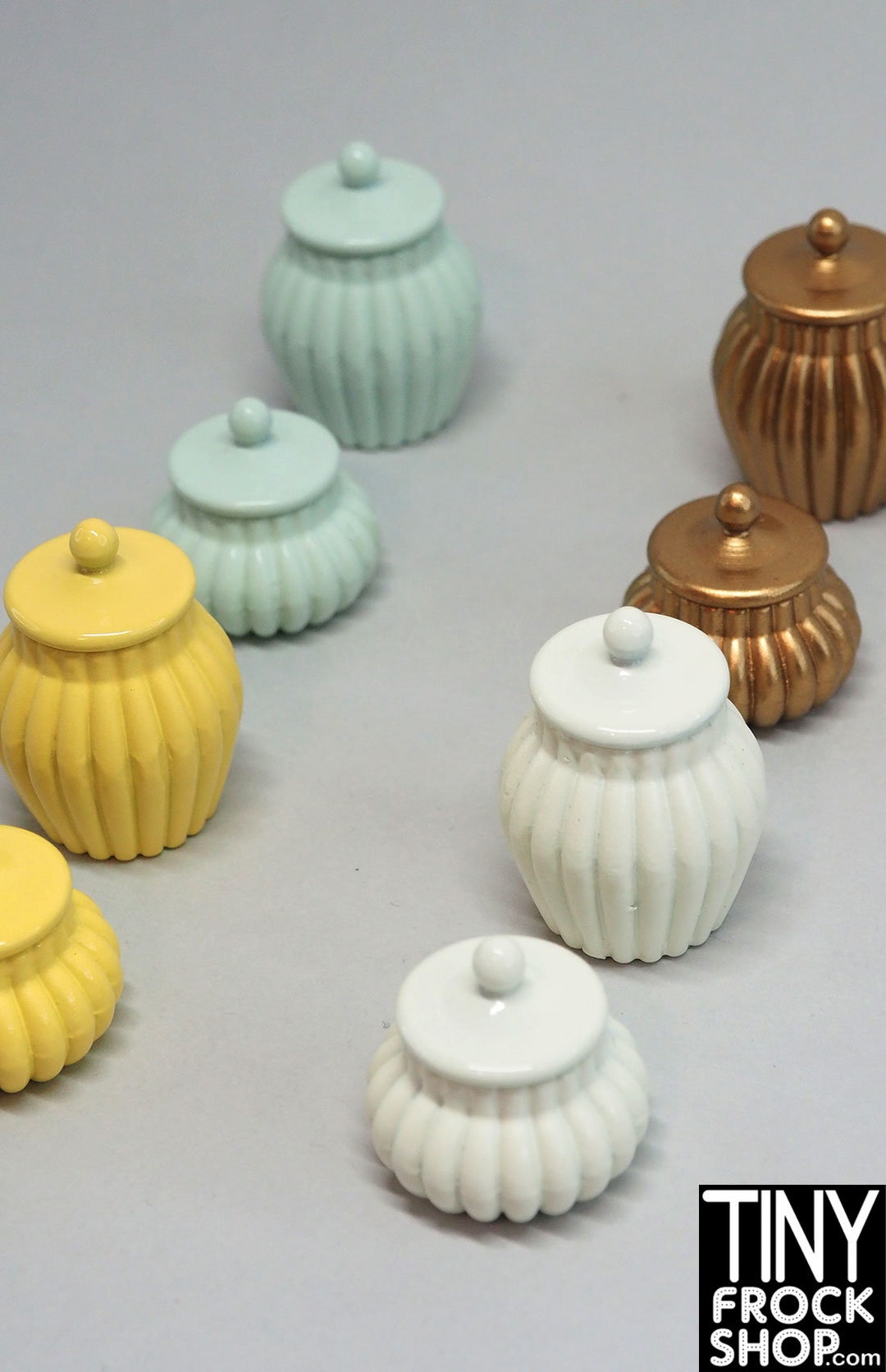 12 Fashion Doll Metal Enamel Containers With Lids Set - Etsy