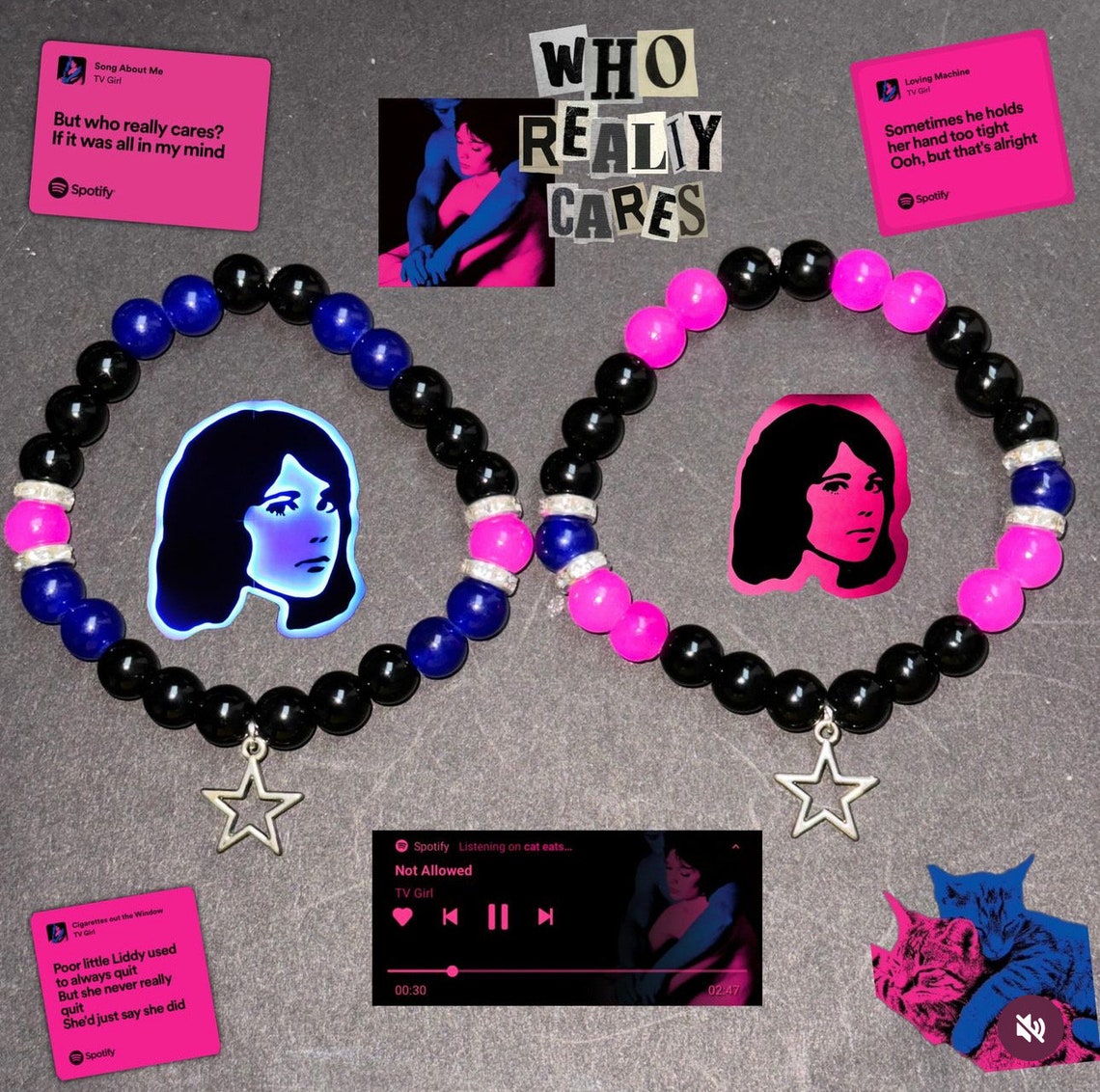 TV Girl Matching Bracelets - Etsy