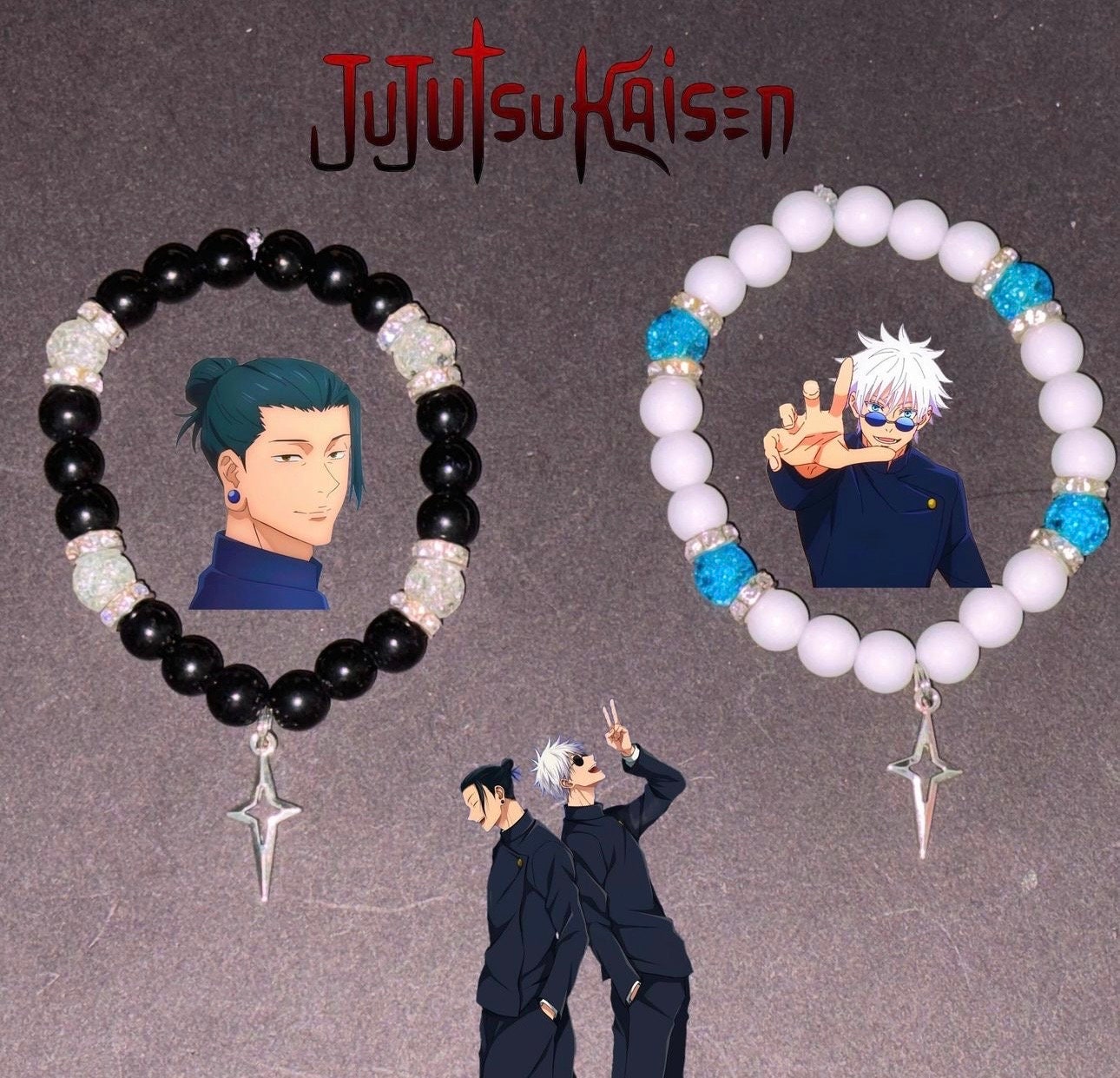 Jujutsu Kaisen Bracelets of Geto and Gojo - Etsy