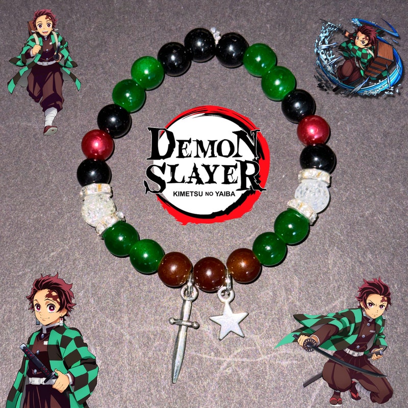 Demon Slayer Anime Bracelet - Etsy