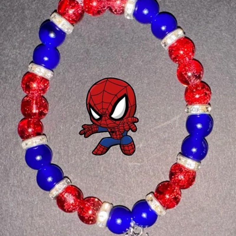 Spiderman Bracelet - Etsy