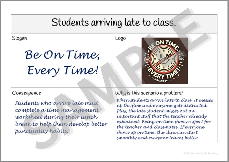 Interactive Classroom Rules Challenge Icebreaker Back to School Middle ...