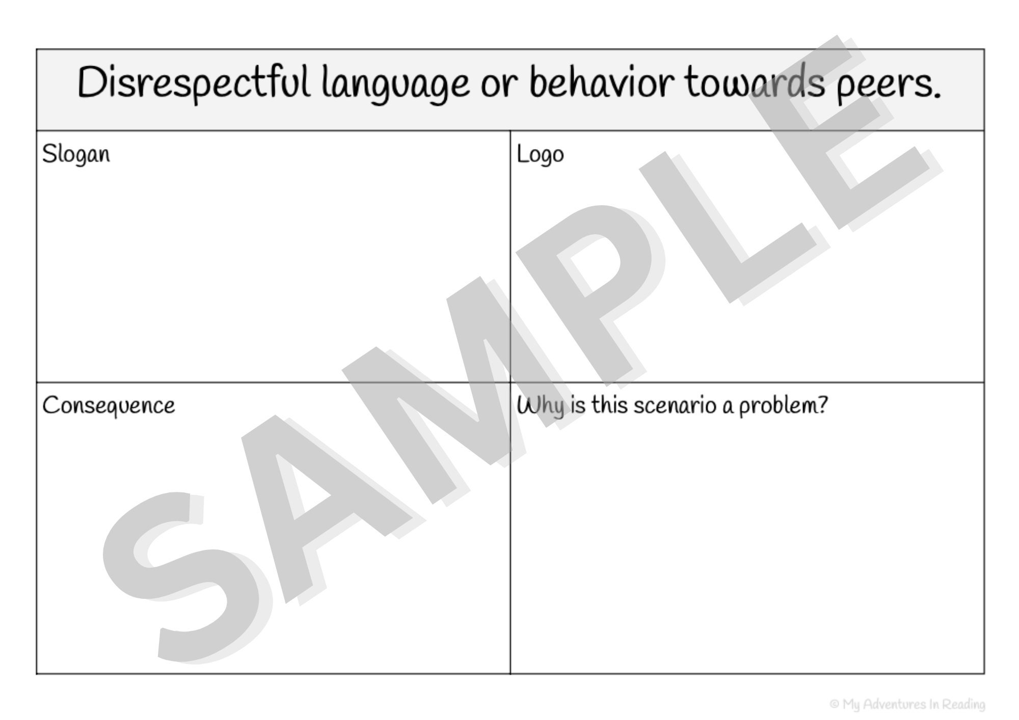 Interactive Classroom Rules Challenge Icebreaker Back to School Middle ...