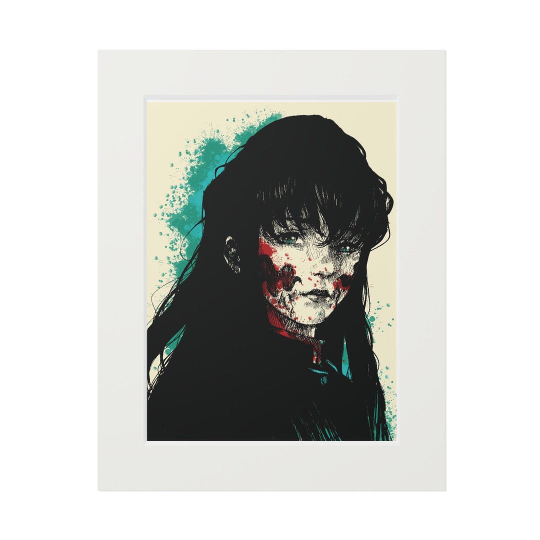 Art Print, Muichiro Tokito Fan Art, Passepartout Frame, Wall Decor ...