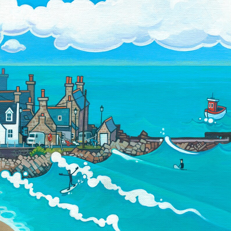 Sandend Limited Edition Signed Print - Etsy