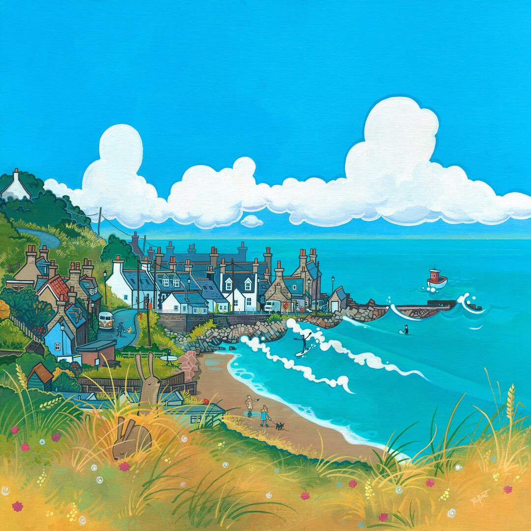 Sandend Limited Edition Signed Print - Etsy