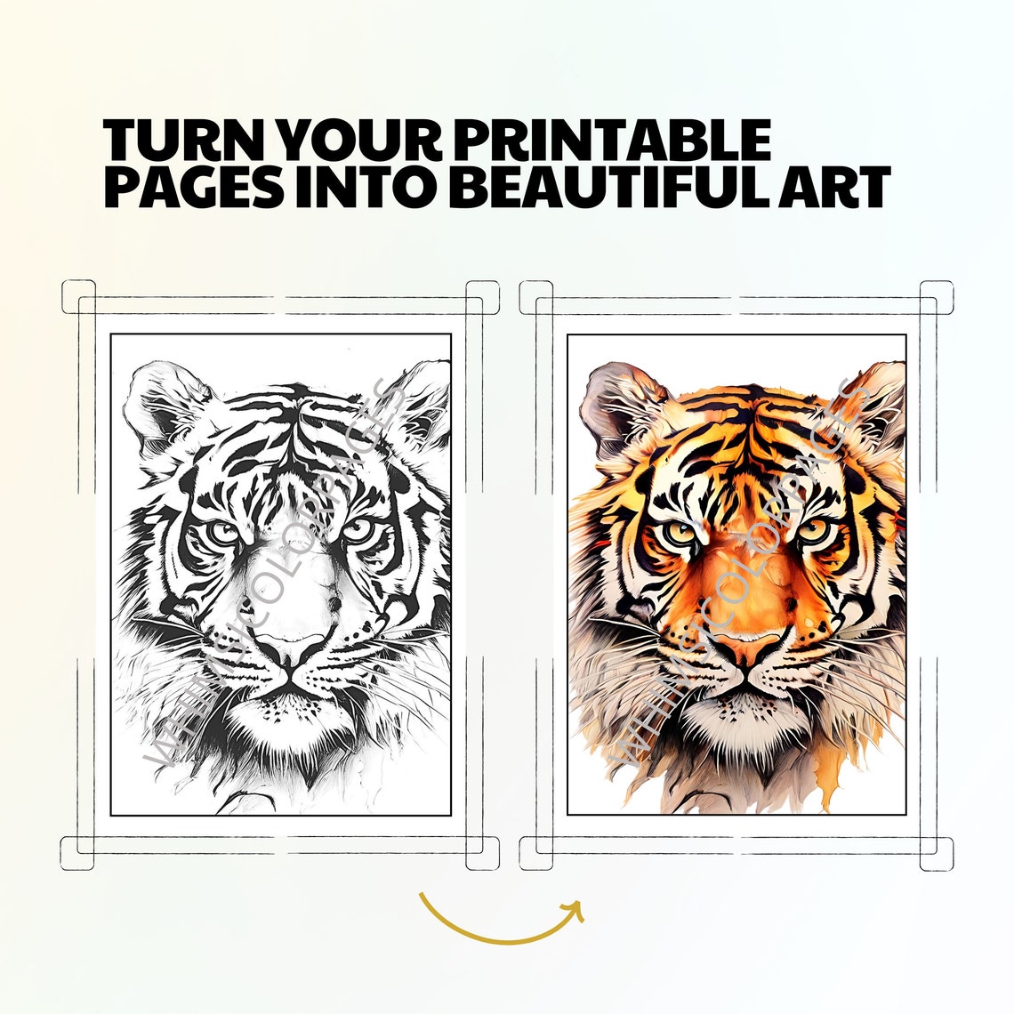 Coloring Pages, Animal Drawings for Coloring, Printable Images, Instant ...