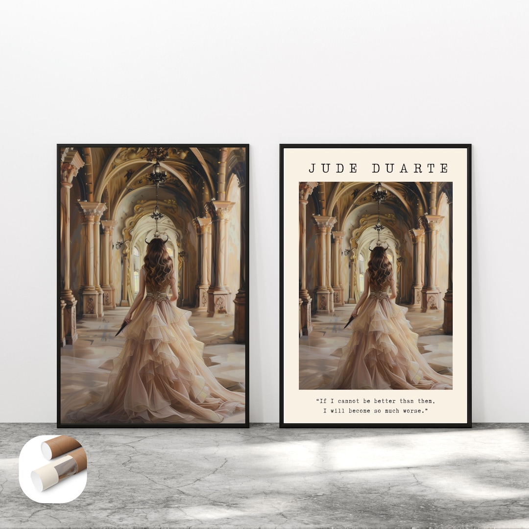 Jude Duarte Cruel Prince Folk of Air Printed Poster, Unframed Wall Art ...
