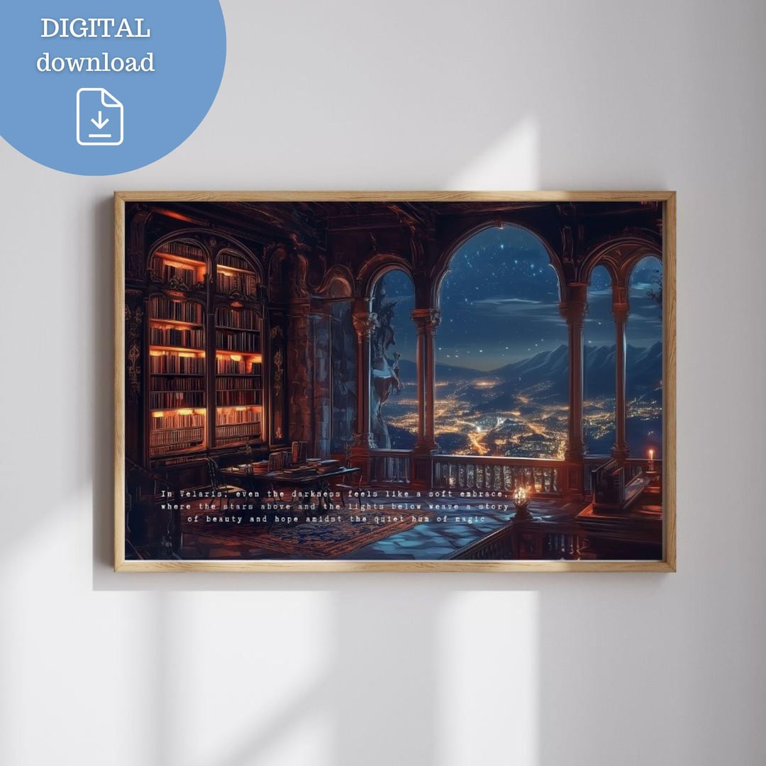 ACOTAR House of Wind Velaris City of Starlight Digital Print Instant ...