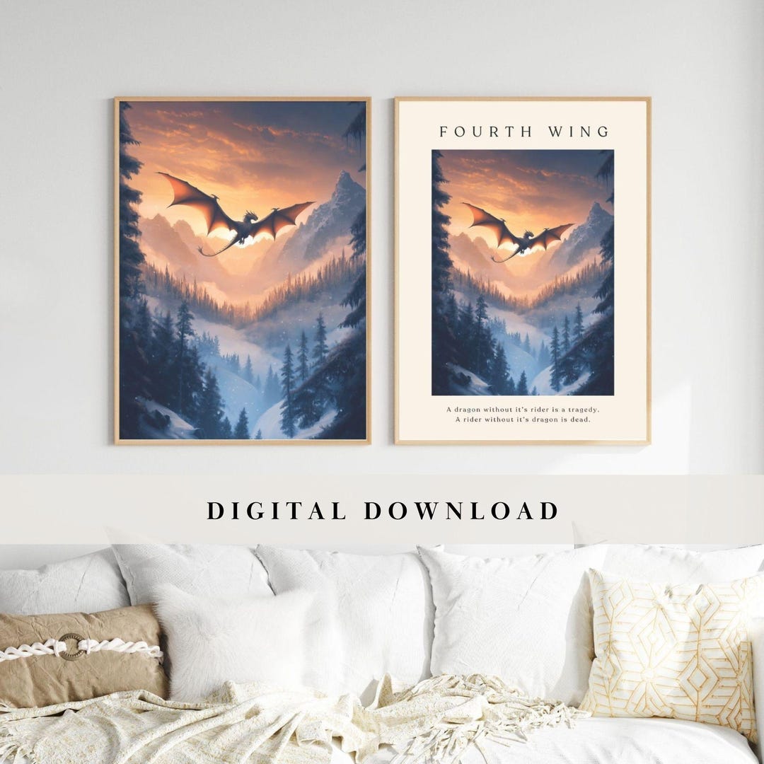 Fourth Wing Dragon Rider Navarre Digital Instant Download Basgiath War ...