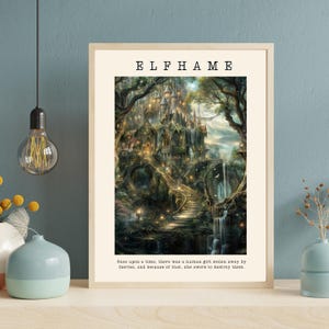 Palace of Elfhame Set of 3 Prints Folk of Air, Throne Room High Court ...