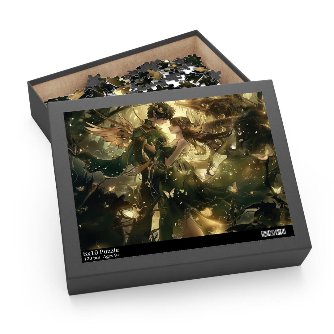 Jude and Cardan Puzzle Art, Cruel Prince Puzzle Fantasy Picture Puzzle ...