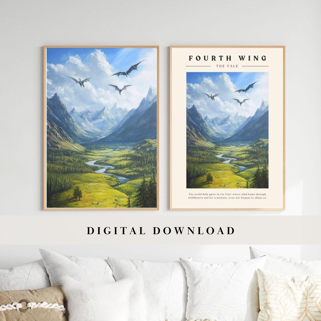 The Vale Fourth Wing Instant Digital Download Fourth Wing Print Navarre ...