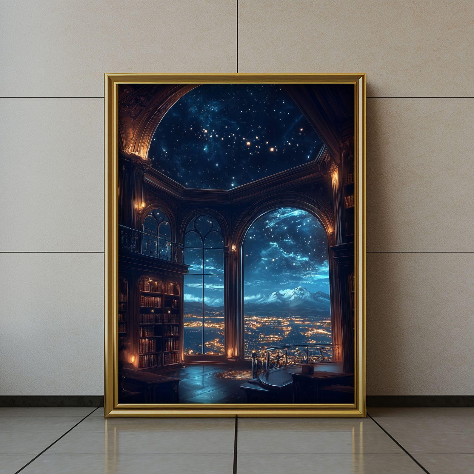 Velaris House of Wind City of Starlight ACOTAR Inspired Wall Art ...