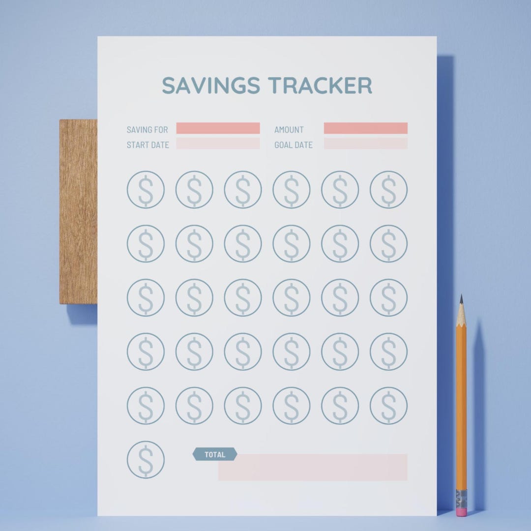 Coin Savings Tracker - Etsy