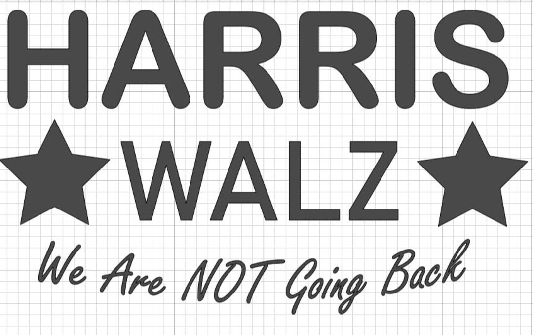 Kamala Harris Tim Walz 2024 Vinyl Car Decal for President 47 Women We ...