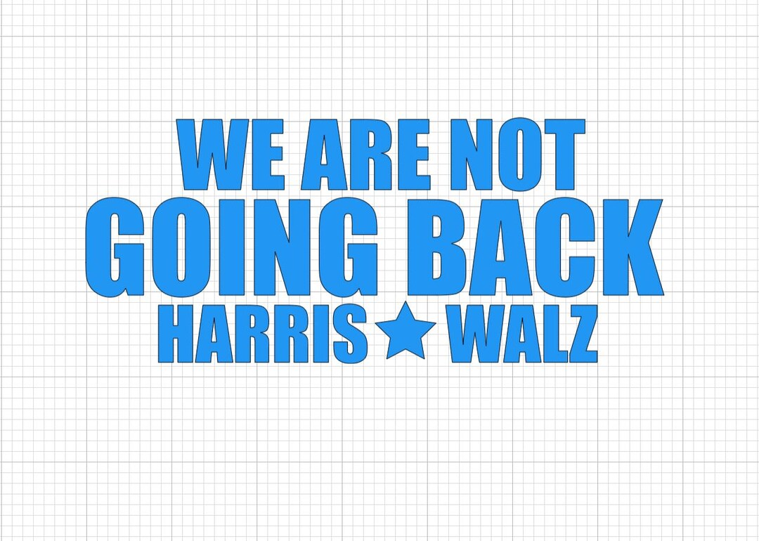 Kamala Harris Tim Walz 2024 Vinyl Car Decal for President 47 Women We ...