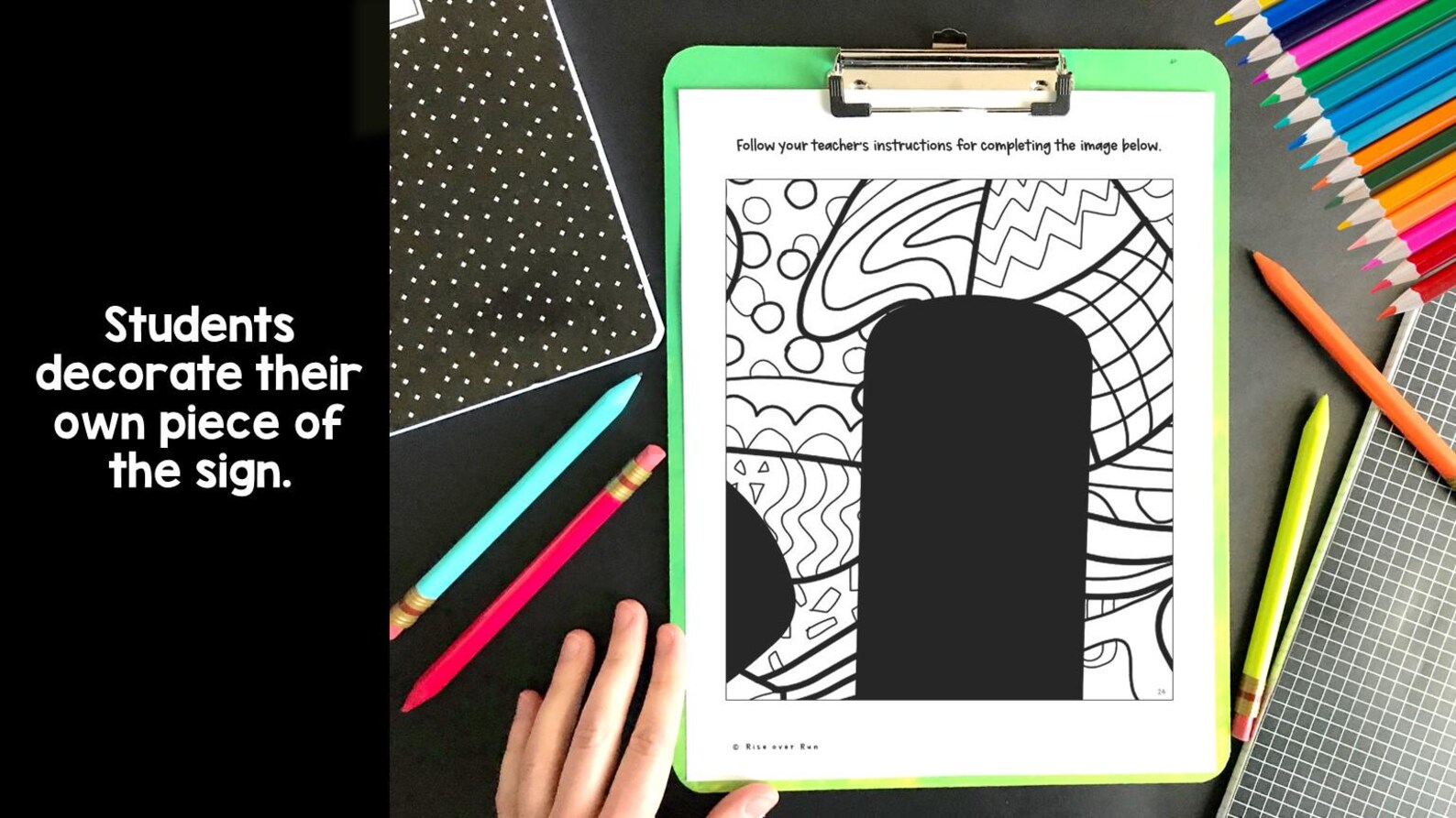 Kindness Collaborative Coloring Pages Sign Project for Students Choose ...