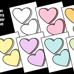 Valentine's Day Bulletin Board Set Classroom Door Decor Printable Set ...