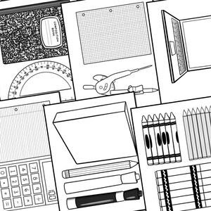 Visual Supply Cards to Show Students What You Need for Class Today in ...