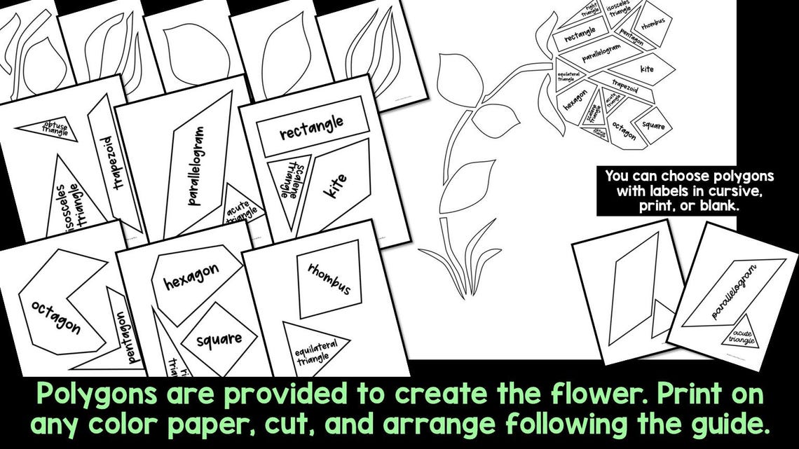 Spring Math Classroom Bulletin Board or Door Design Decoration to Print ...
