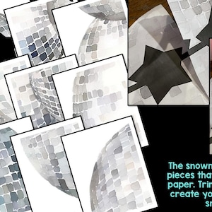 Disco Ball Snowman Winter Classroom Door Decor | It's the Season to ...