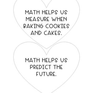 Valentine Bulletin Board Set Classroom Door Decorations Kit for Math ...