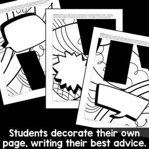 End of the School Year Classroom Banner Collaborative Coloring Sign for ...