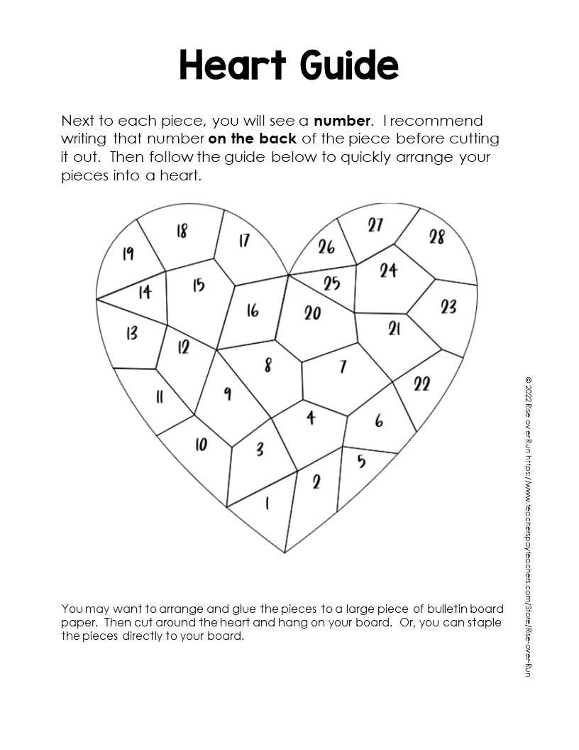 Math Bulletin Board Kit for February and Valentine's Day, Easy DIY ...