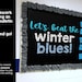 Winter Bulletin Board Kit for Elementary, Middle, or High School Social ...