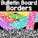 Printable Bulletin Board Border With Composition Book Notebook Pattern ...