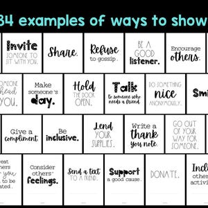 Kindness Bulletin Board Printable Kit With Ways to Show Kindness ...