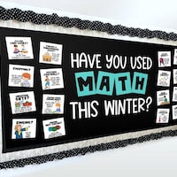 Math Bulletin Board Kit for February and Valentine's Day, Easy DIY ...
