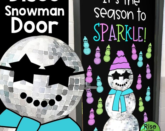 14in Disco Ball Snowman - Etsy