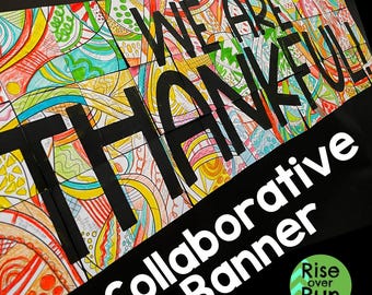 Collaborative Coloring Poster Art Project | Fall Bulletin Board Idea ...