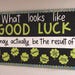 St. Patrick's Day Motivational Bulletin Board With Shamrocks What Looks ...